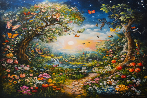 Why was Lucifer able to be in the Garden of Eden?