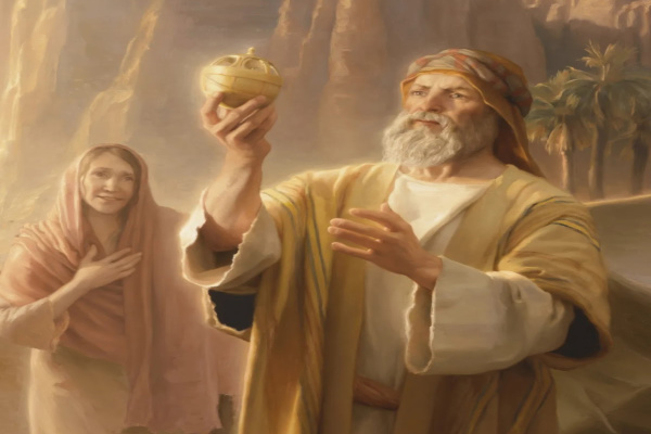 How did Lehi and his family read the messages on the Liahona?